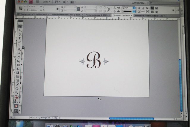 Easy, Knock-off Monogrammed Frames