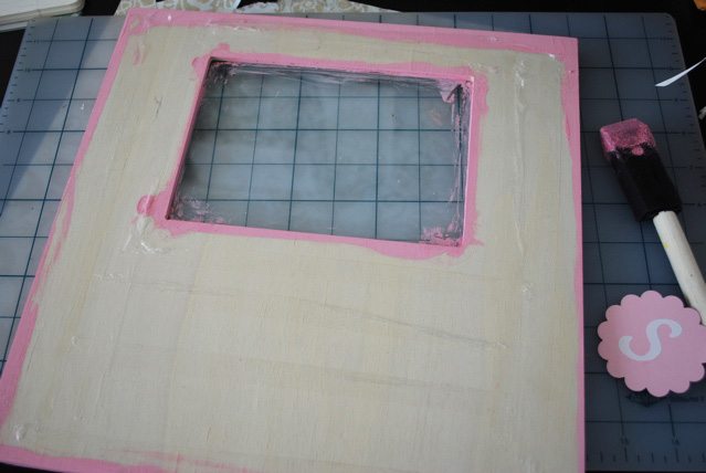 Easy, Knock-off Monogrammed Frames