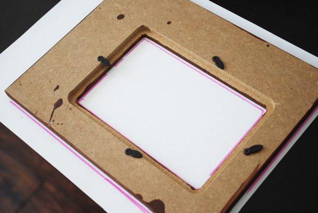 Easy, Knock-off Monogrammed Frames