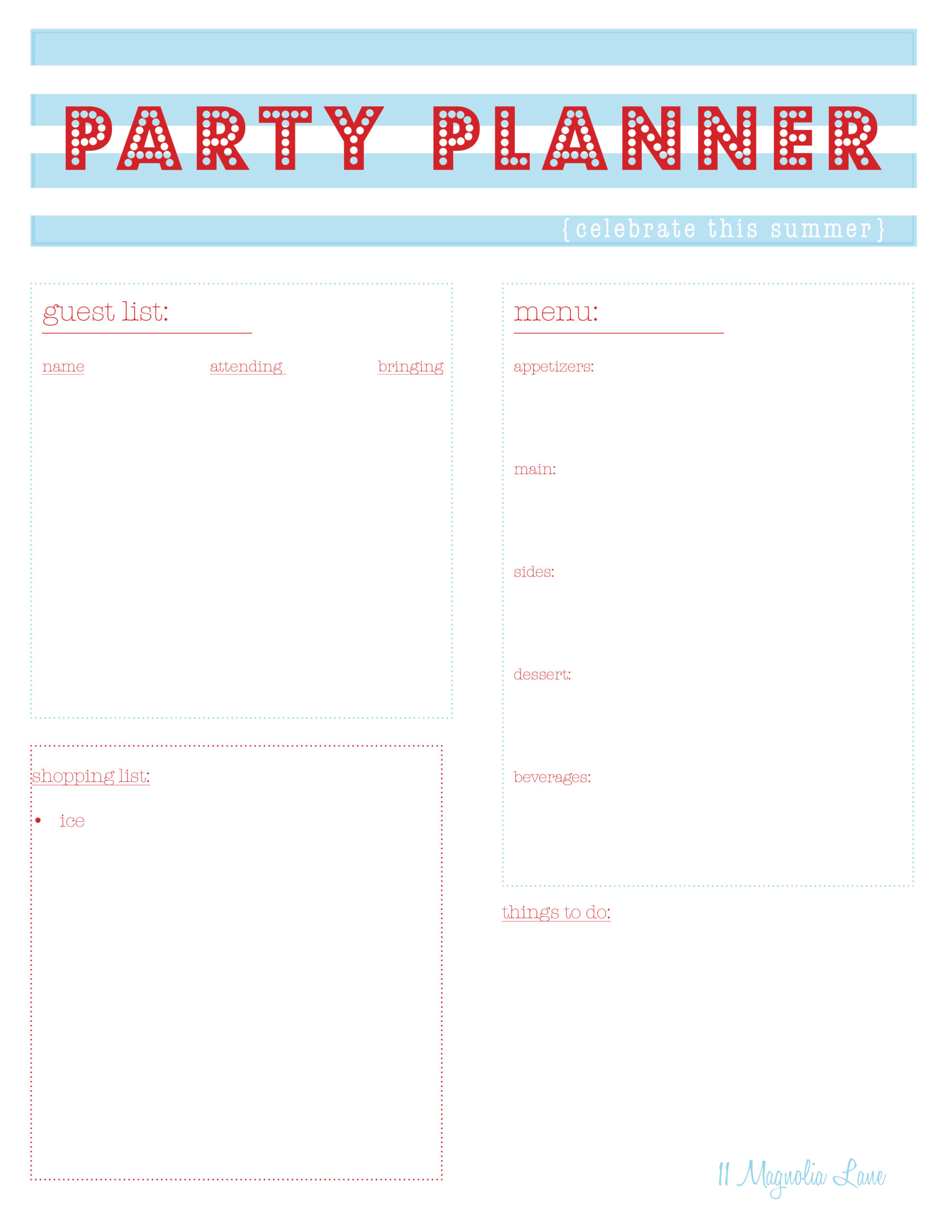 Welcome Summer–Free Summer Printables