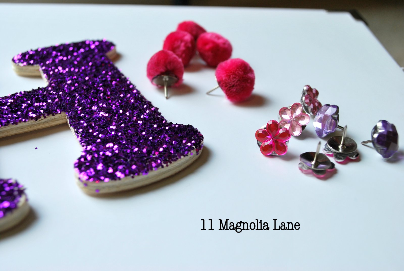 Turquoise, Pink, and Purple Bulletin Board