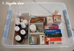 Medicine & First Aid Storage {Organizing Life}