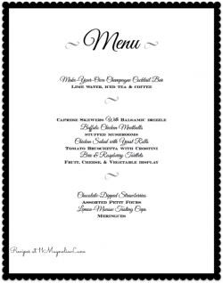 Easy Appetizer Menu–Perfect for Summer Entertaining