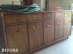 One Room Challenge Week 2–The Console Makeover