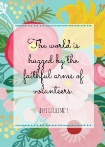 Free Floral Printables for Volunteer or Teacher Appreciation