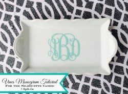 Tutorial: How to Create Round Vinyl Monograms Using the Silhouette CAMEO