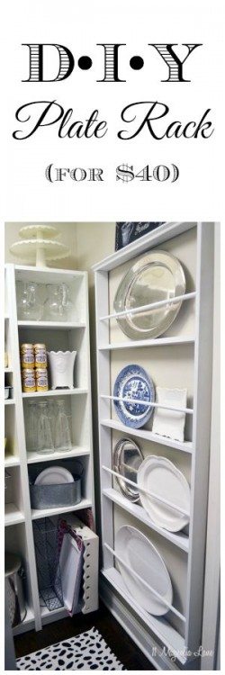 DIY Custom Plate Rack (For $40!)