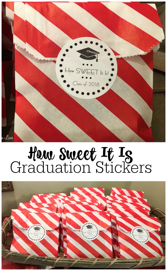 How Sweet It Is Graduation Stickers