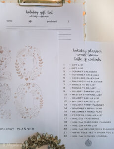 The (Free) 2020 Printable Holiday Planner is HERE!