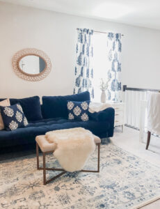 My New Blue + White Home Office