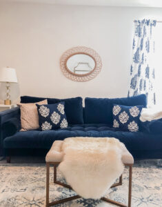 My New Blue + White Home Office