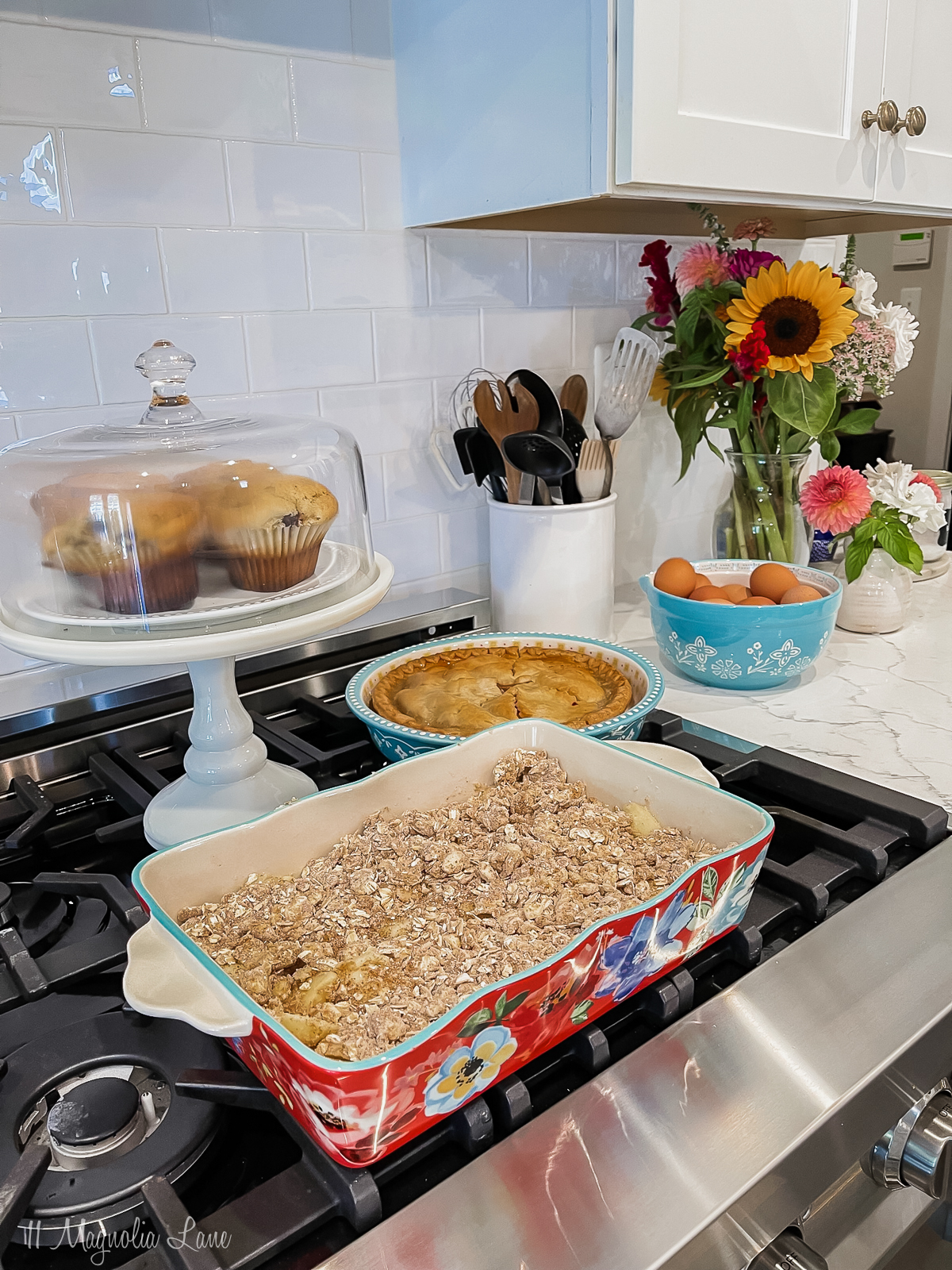 Fall Baking, Colorful Touches in Our New Kitchen + a Fall Tablescape