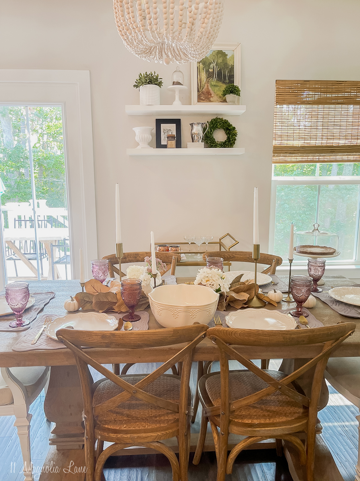 Fall Baking, Colorful Touches in Our New Kitchen + a Fall Tablescape