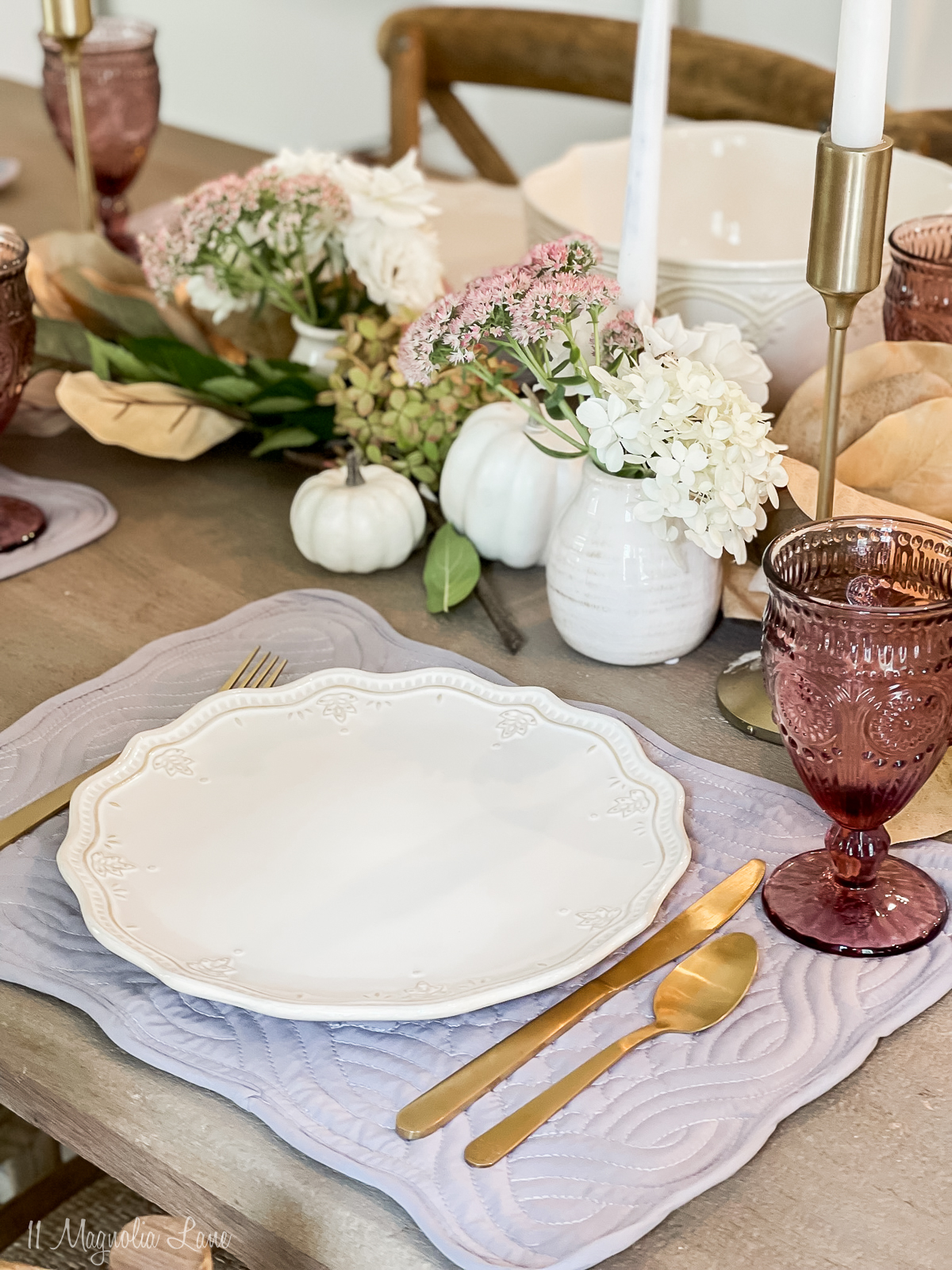 Fall Baking, Colorful Touches in Our New Kitchen + a Fall Tablescape