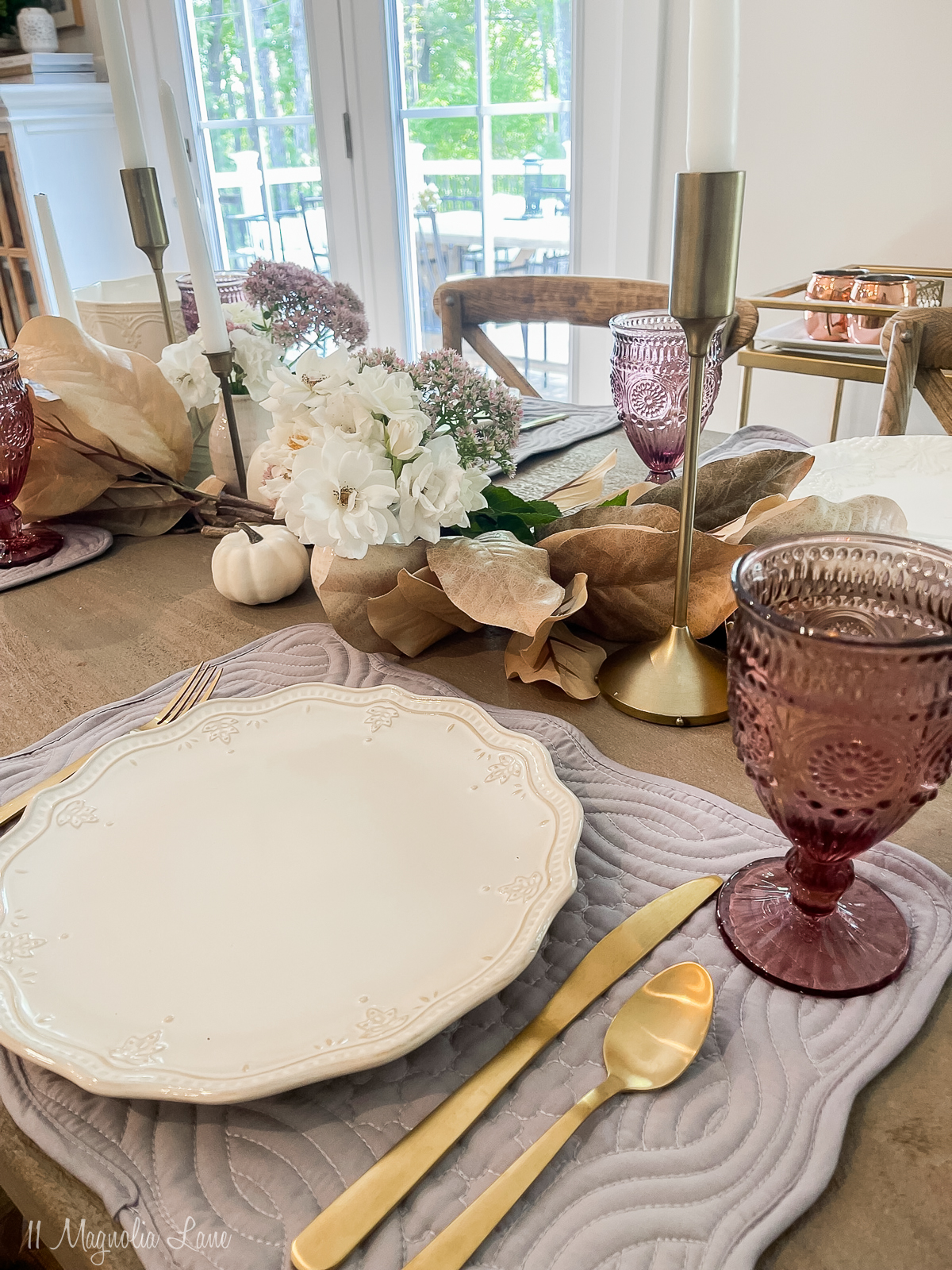 Fall Baking, Colorful Touches in Our New Kitchen + a Fall Tablescape