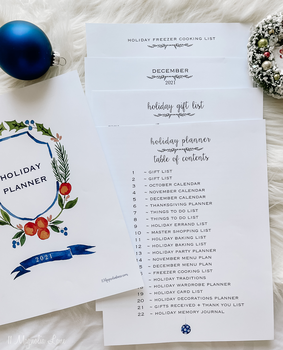The 2021 (Free) Printable Holiday Planner is Here!