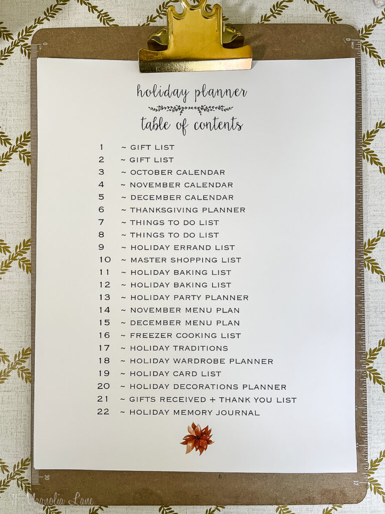 The 2023 Holiday Planner